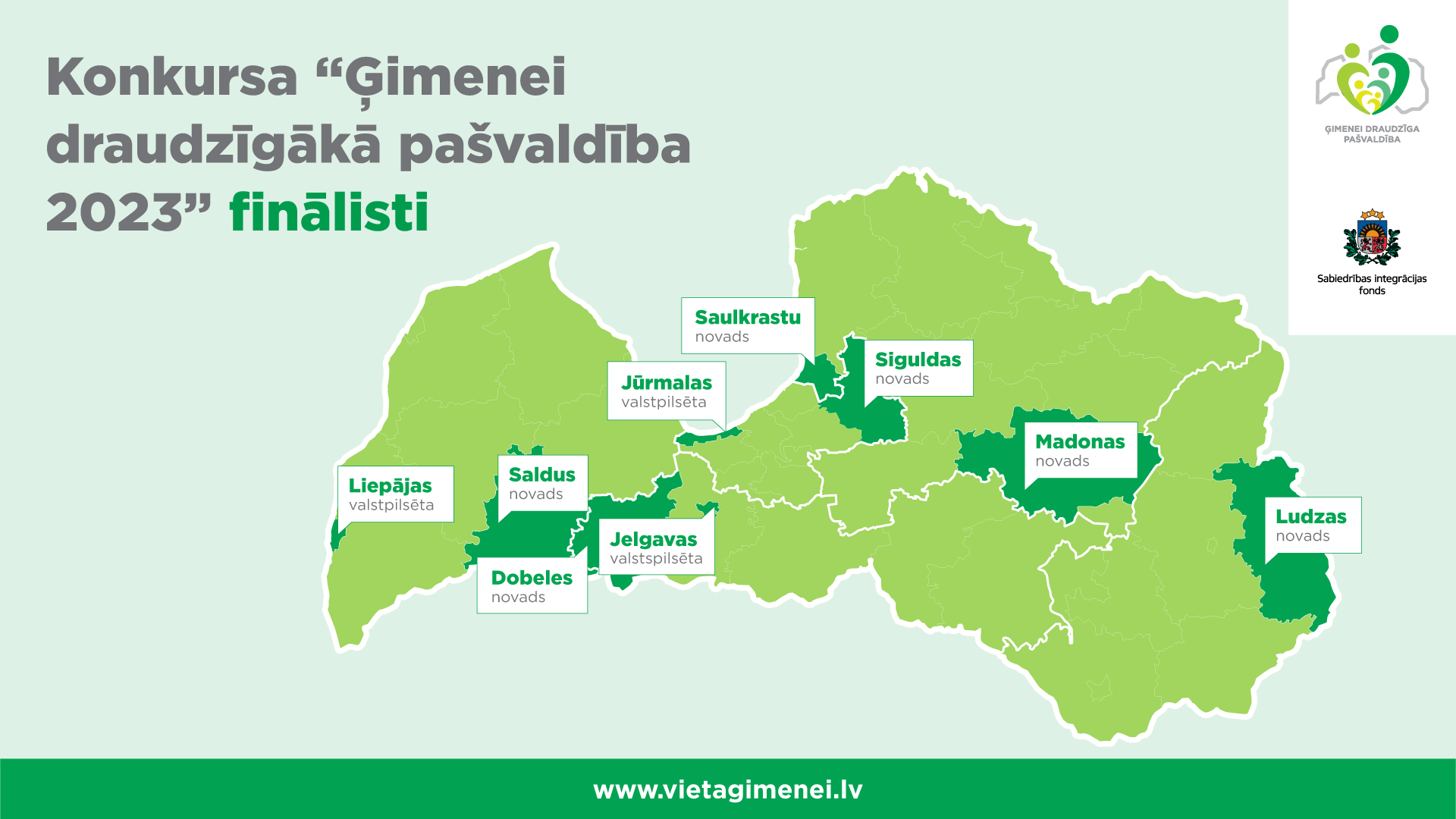 Noskaidroti “Ģimenei draudzīgākā pašvaldība 2023” finālisti Kurzemes ...